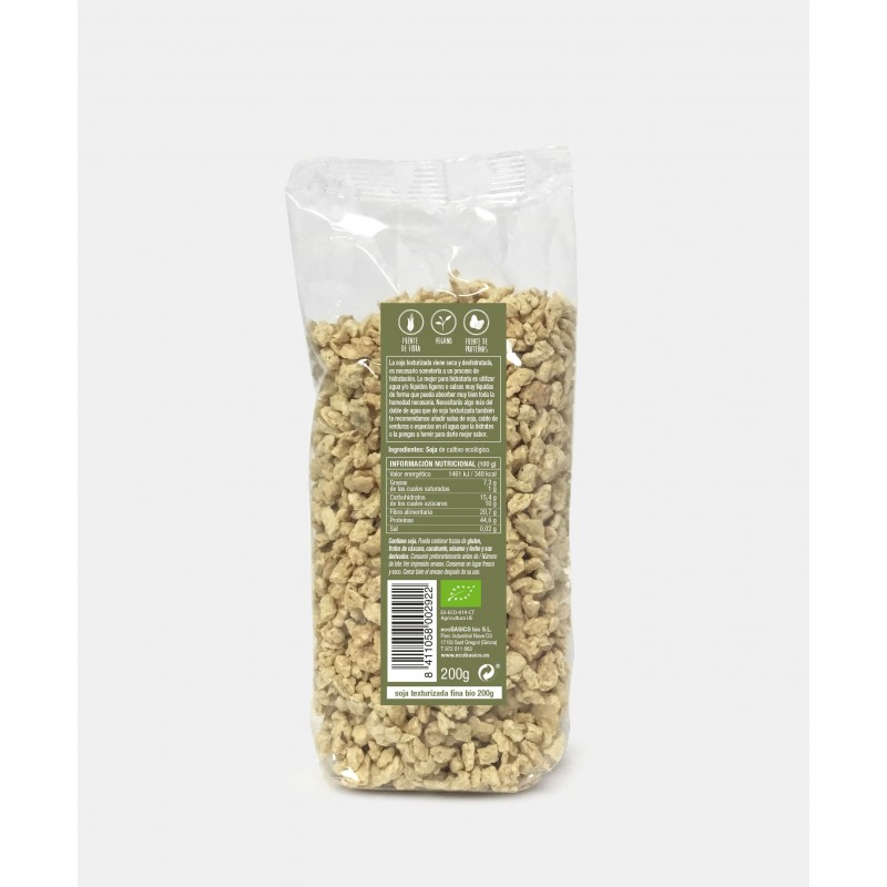 Soja Texturizada 200 gr Media BIO Ecobasics