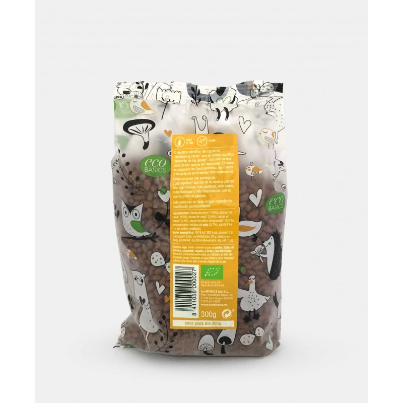 Arroz Inflado de Chocolate BIO 300gr Ecobasics